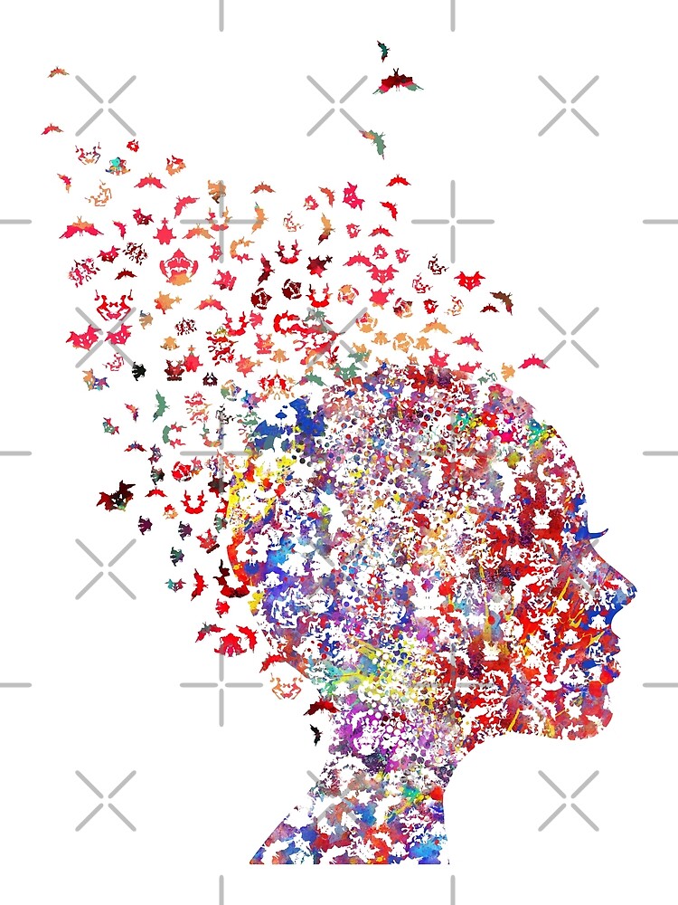 "Mind and psychology, Rorschach, Rorschach card" by Rosaliartbook ...