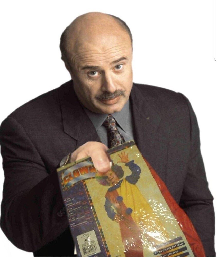 "Dr Phil Clown Costume" by thebeegyoshi | Redbubble