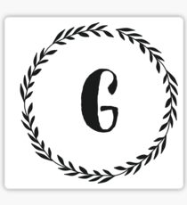 Letter G: Stickers | Redbubble