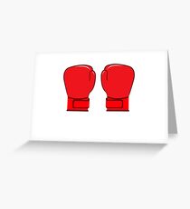 Boxing Gloves Greeting Cards | Redbubble