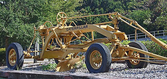 "Old Road Grader" Poster by RebeccaBlackman | Redbubble