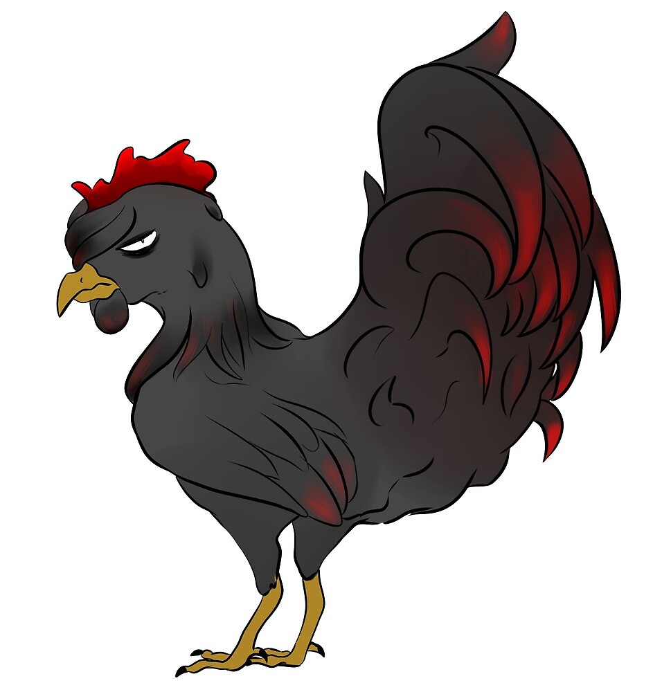 "Emo Chicken" by Saammuu | Redbubble