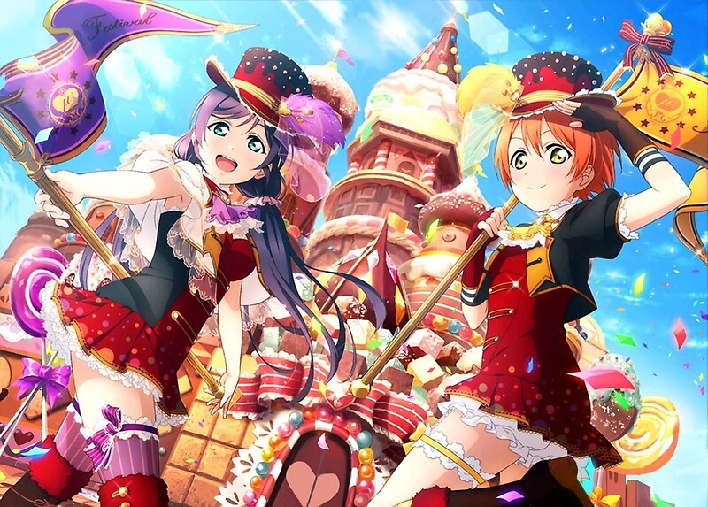 "Nozomi & Rin Candy Land - Rin Variant" by Munificent | Redbubble