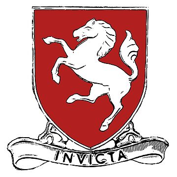 "Kent Invicta" Essential T-Shirt for Sale by sirglennbo | Redbubble