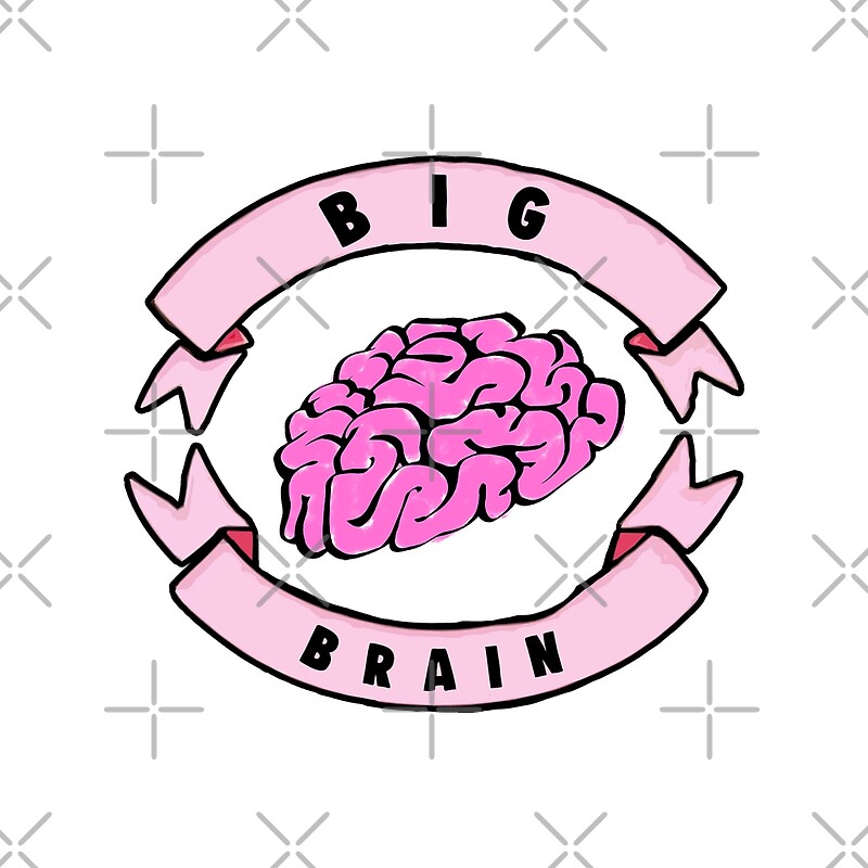 "Yeah, This Is Big Brain Time Meme" by Barnyardy | Redbubble