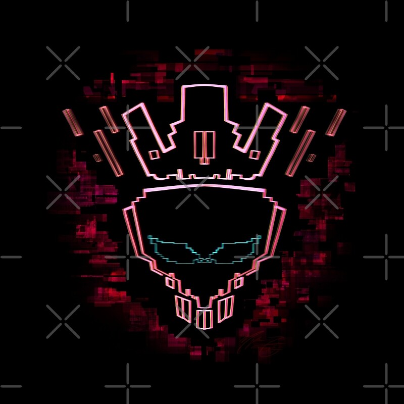 "The Glitch King" by mylesfontana | Redbubble