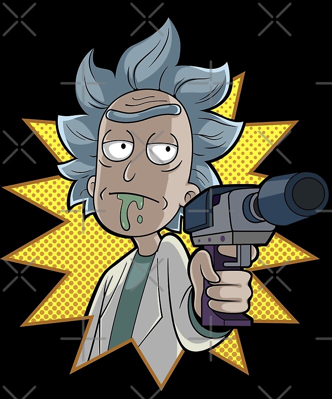 "Vintage Rick Sanchez Retro Design " by cartoonice | Redbubble