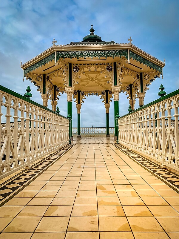 "The Bandstand at Brighton" by Jeff Wilson | Redbubble