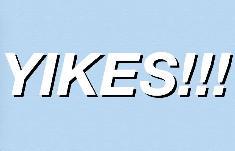 "Yikes!!! Blue" by technicallme | Redbubble