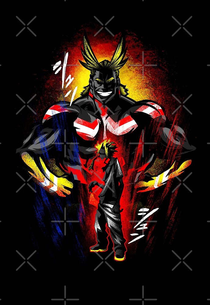 "All-Might Symbol of Peace" by Hypertwenty Designs | Redbubble