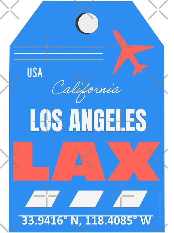 "Airport code sticker LAX Success" by airportstickers K. G. | Redbubble
