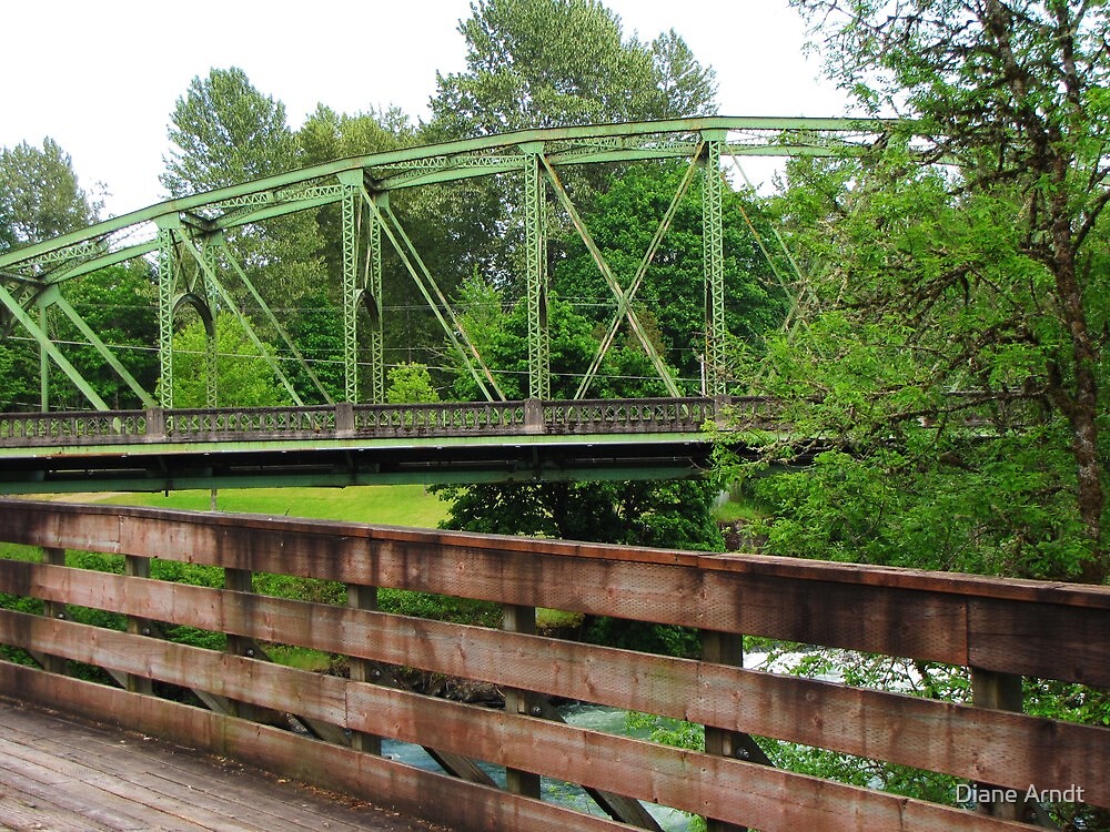 "Tressle and Bridge....Mill City, Oregon" by Diane Arndt | Redbubble