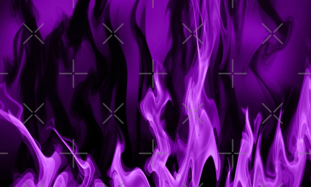 "The Purple Flame" by FantasySkyArt | Redbubble