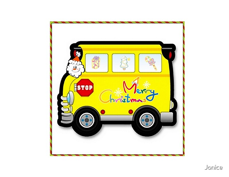 School Bus Driver Christmas Card By Jonice Redbubble school-bus-driver-christmas-card-by-jonice-redbubble