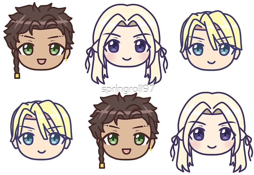 "Fire Emblem Three Houses Chibi" by springroll97 | Redbubble