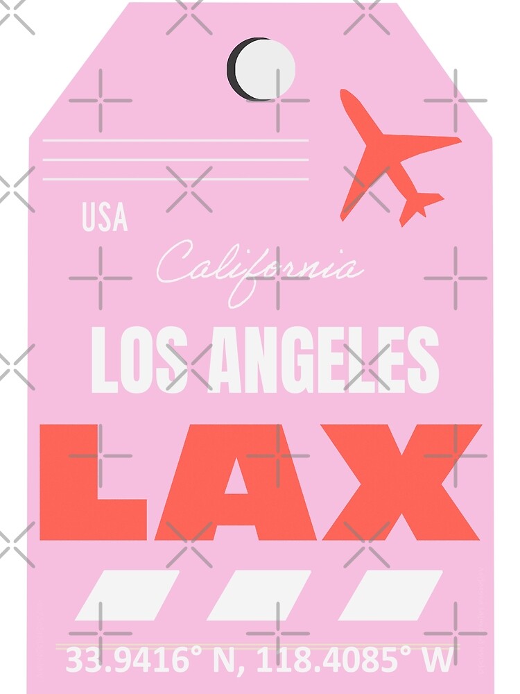 "Airport code sticker LAX Californication" by airportstickers K. G ...