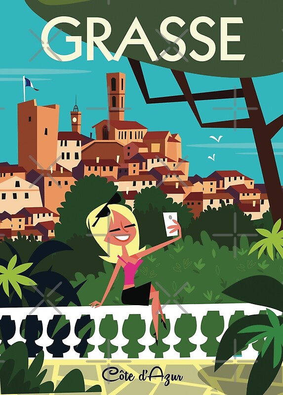 "Grasse poster" by Gary Godel | Redbubble