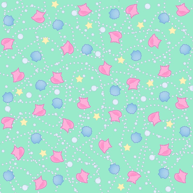 "Mermaidcore Pastel Shells" by Adelei Wade | Redbubble