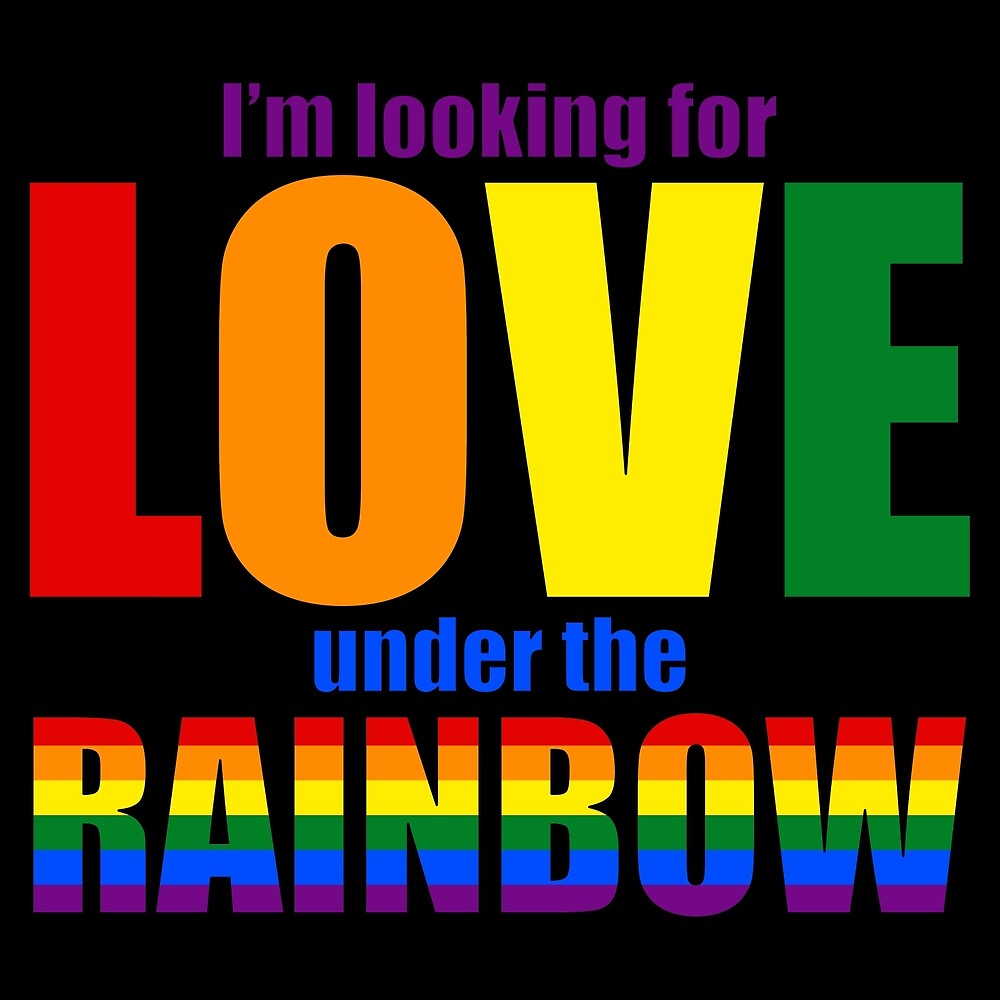 "Love under Rainbow - Be Pride!" by Andy Renard | Redbubble