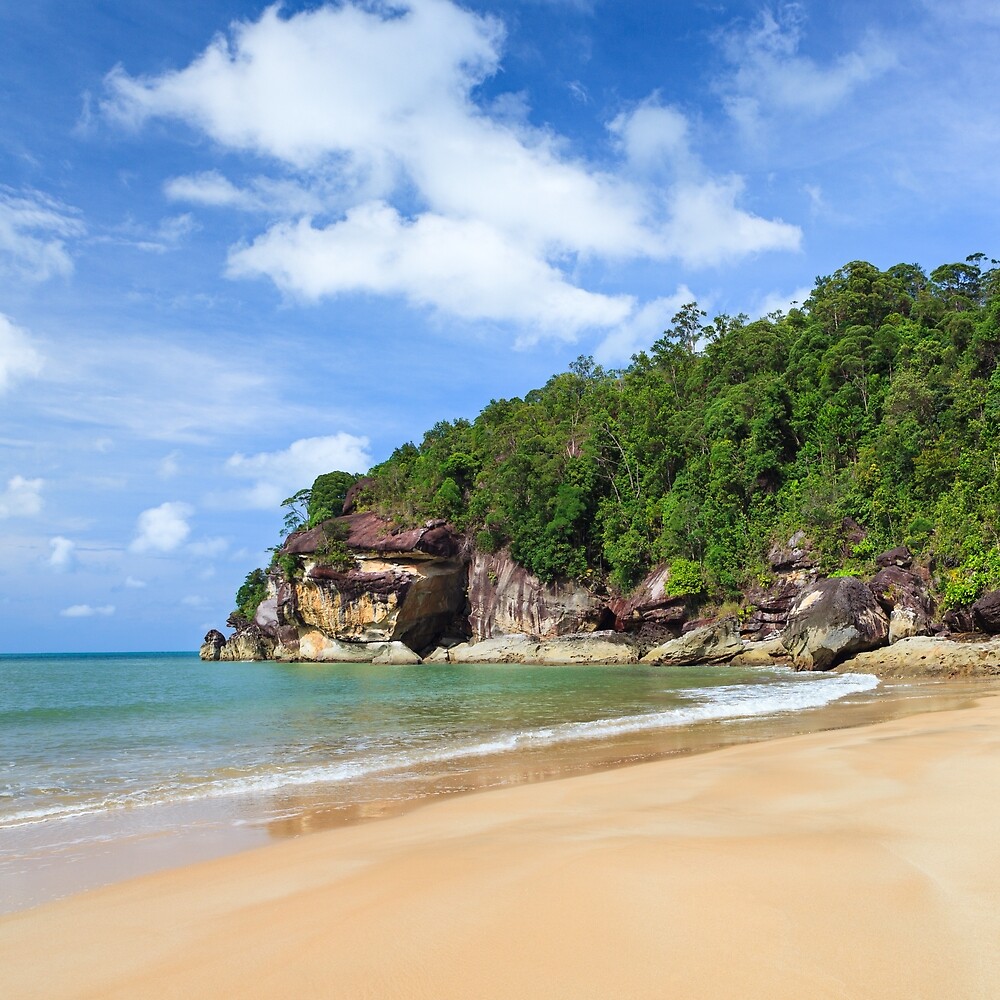 "Beach at Bako national park" by Juhani Viitanen | Redbubble
