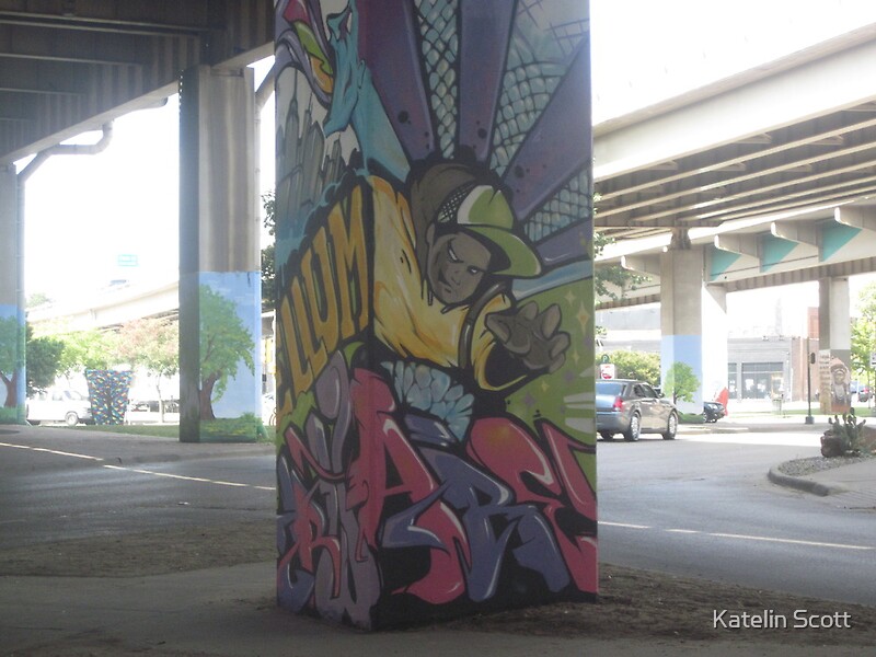 "Dallas Graffiti" by Katelin Scott | Redbubble