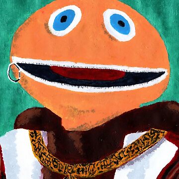 "King Zippy The Rainbow King (Le Roi Zippy)" Sticker for Sale by ...