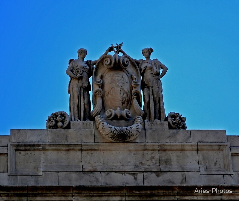 "Industry Of Commerce Statues" by Aries-Photos | Redbubble