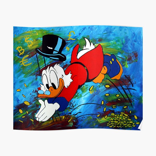 Uncle Scrooge Posters | Redbubble