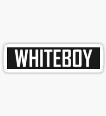 Whiteboy Stickers | Redbubble
