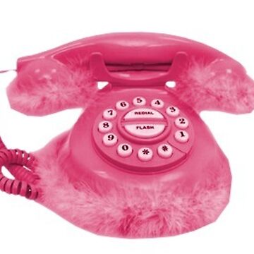 "Fluffy Phone" Sticker for Sale by moonbeambaby | Redbubble