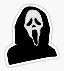 Ghostface Scream Stickers | Redbubble