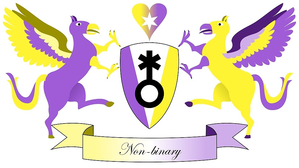"Non-Binary Crest" by centrumlumina | Redbubble