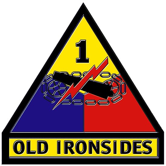 "1st Armored Division Crest" Poster by Spacestuffplus | Redbubble