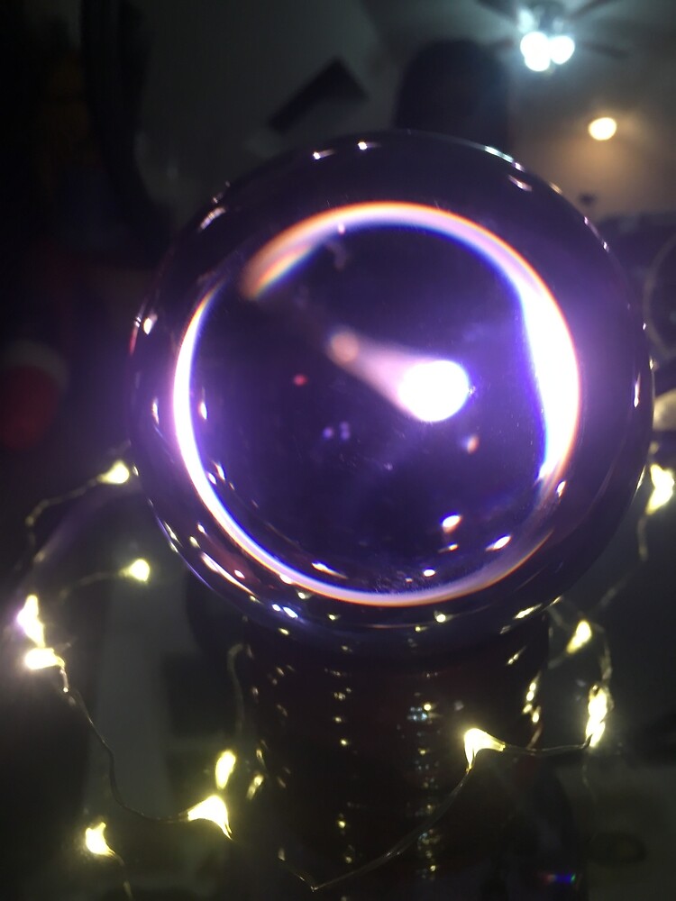 "Purple Crystal ball photography gypsy art" by Dana-Art | Redbubble