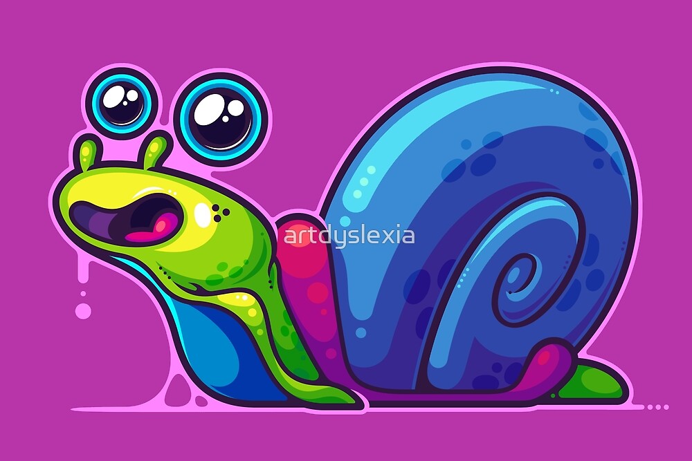 "Dale The Snail" by artdyslexia | Redbubble