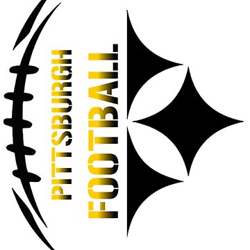 "Pittsburgh Football Portrait" Sticker for Sale by jn456 | Redbubble