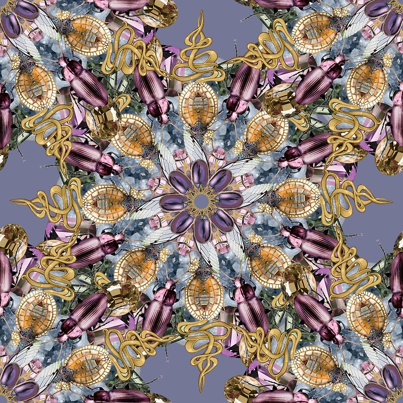 "Art nouveau bugs mandala" by burenkaUA | Redbubble