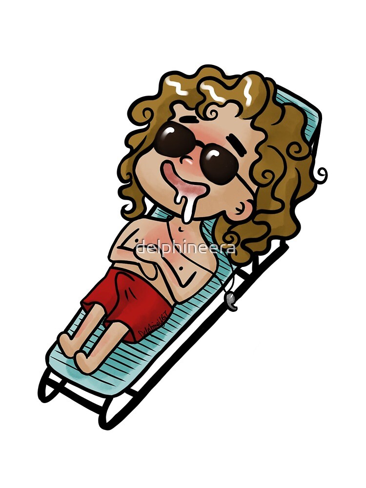 "Drooling By The Pool Chibi Billy Hargrove" by delphineera | Redbubble
