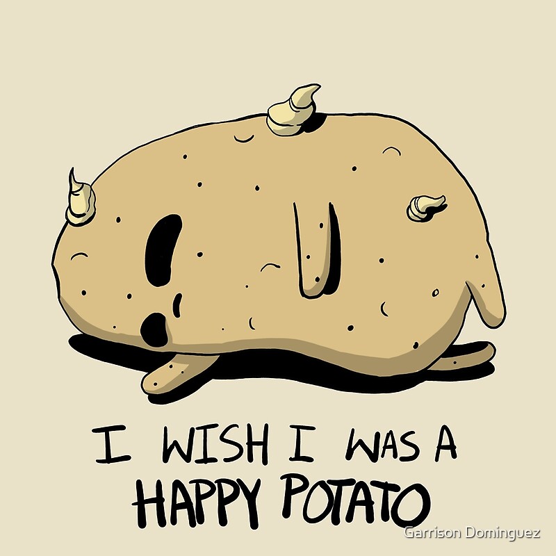 "Sad Potato" by Garrison Dominguez | Redbubble