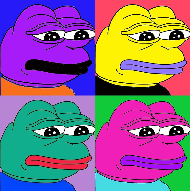 "Pepe Pop Art" by shortstackedits | Redbubble