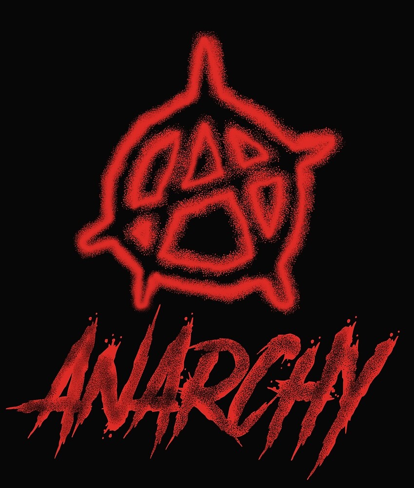 "red anarchy spray paint emblem" by didgi3 | Redbubble