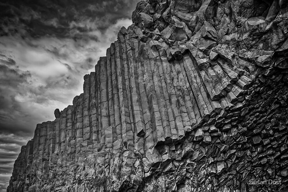 "Basalt Columns At Reynisfjara Black Sand Beach - Iceland" by Susan ...