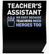 Teaching Assistant Posters | Redbubble