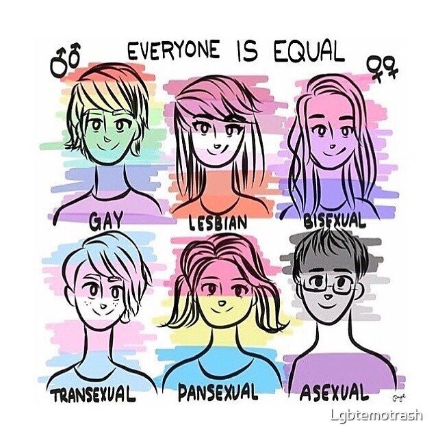 "Everyone is equal " by Lgbtemotrash | Redbubble