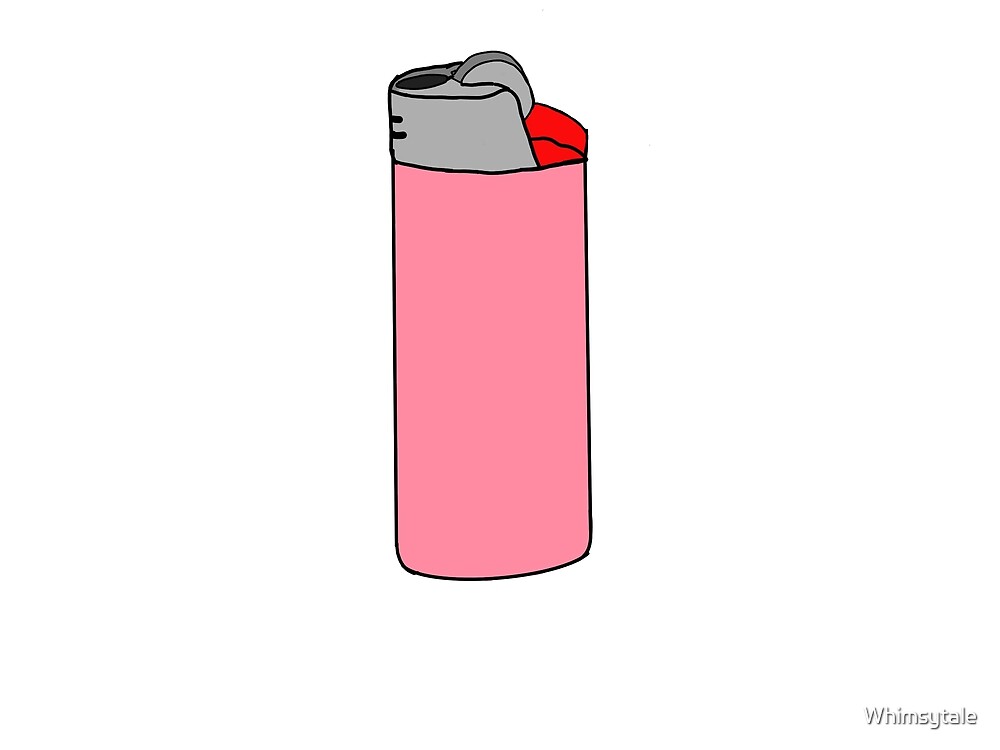 "Pink cartoon animated lighter" by Whimsytale | Redbubble