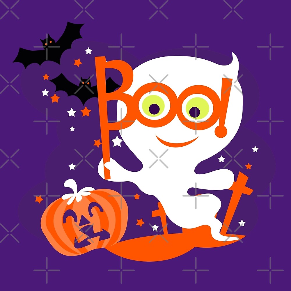 "Halloween Boo" by richhwalsh | Redbubble