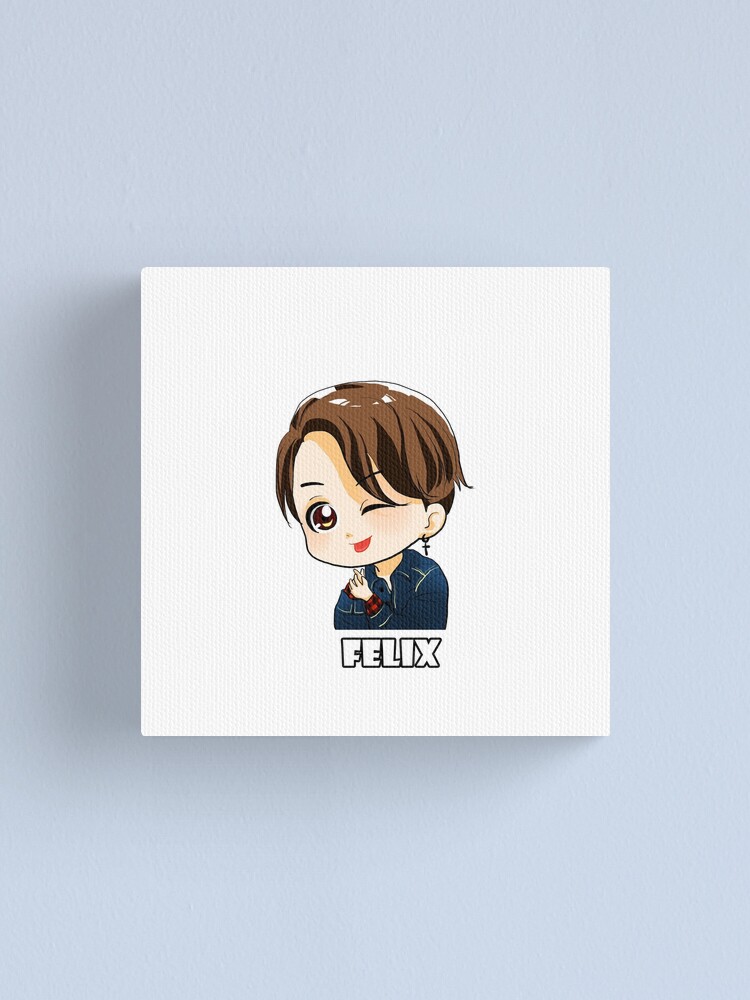 "KPOP STRAY KIDS FELIX CHIBI" Canvas Print by LySaVN | Redbubble