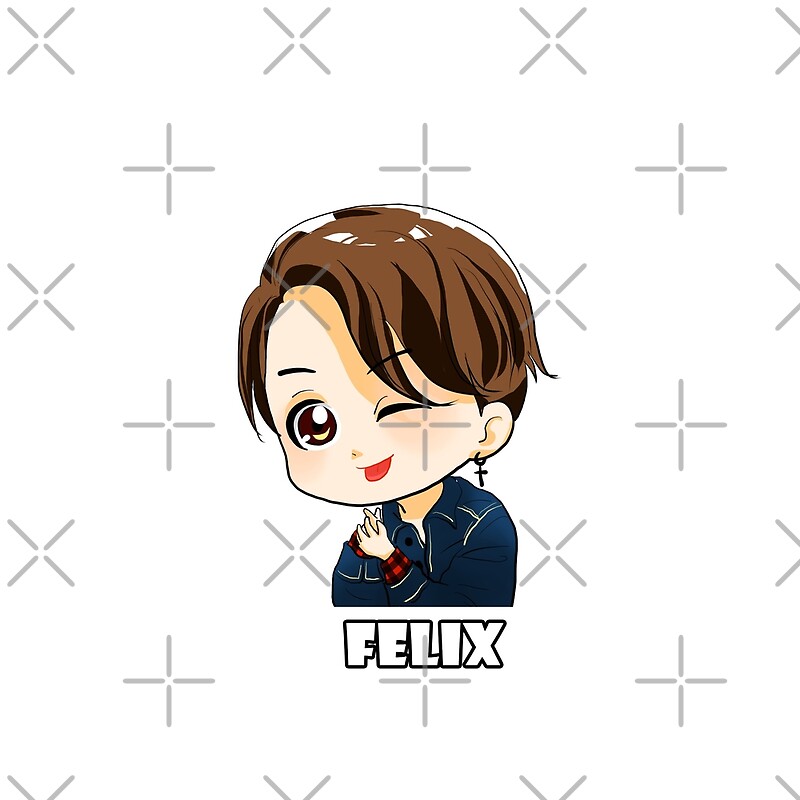 "KPOP STRAY KIDS FELIX CHIBI" by LySaVN | Redbubble
