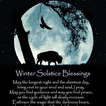 "Native American Winter Solstice Blessings" Postcard for Sale by ...