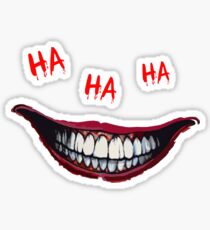 Hahaha Joker Stickers | Redbubble